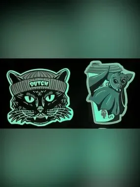 Dutch Bros | Other | Dutch Bros Glow In The Dark Sticker Set Of 2 ...